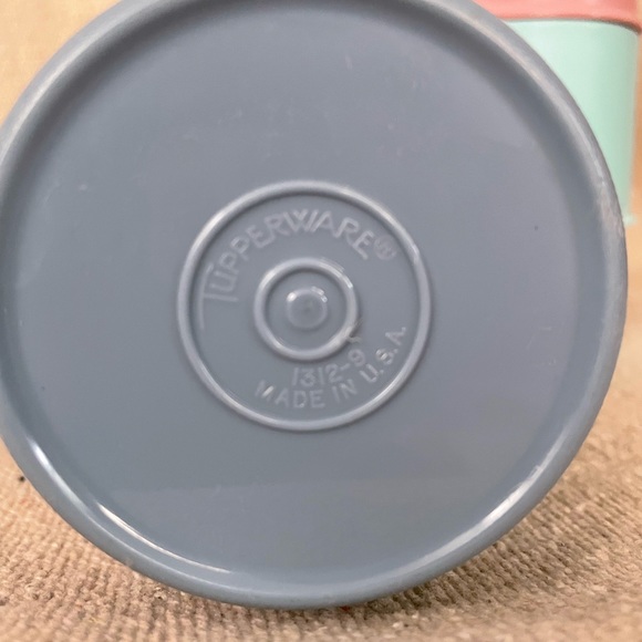 Kitchen | 4 Set Rare Color Set Vintage Tupperware Stackable Mugs With ...